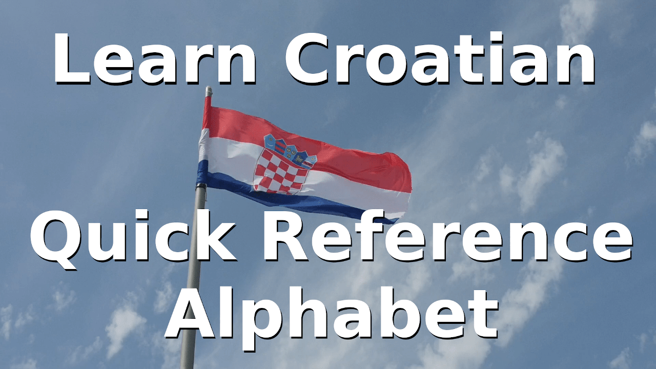 Croatian Alphabet